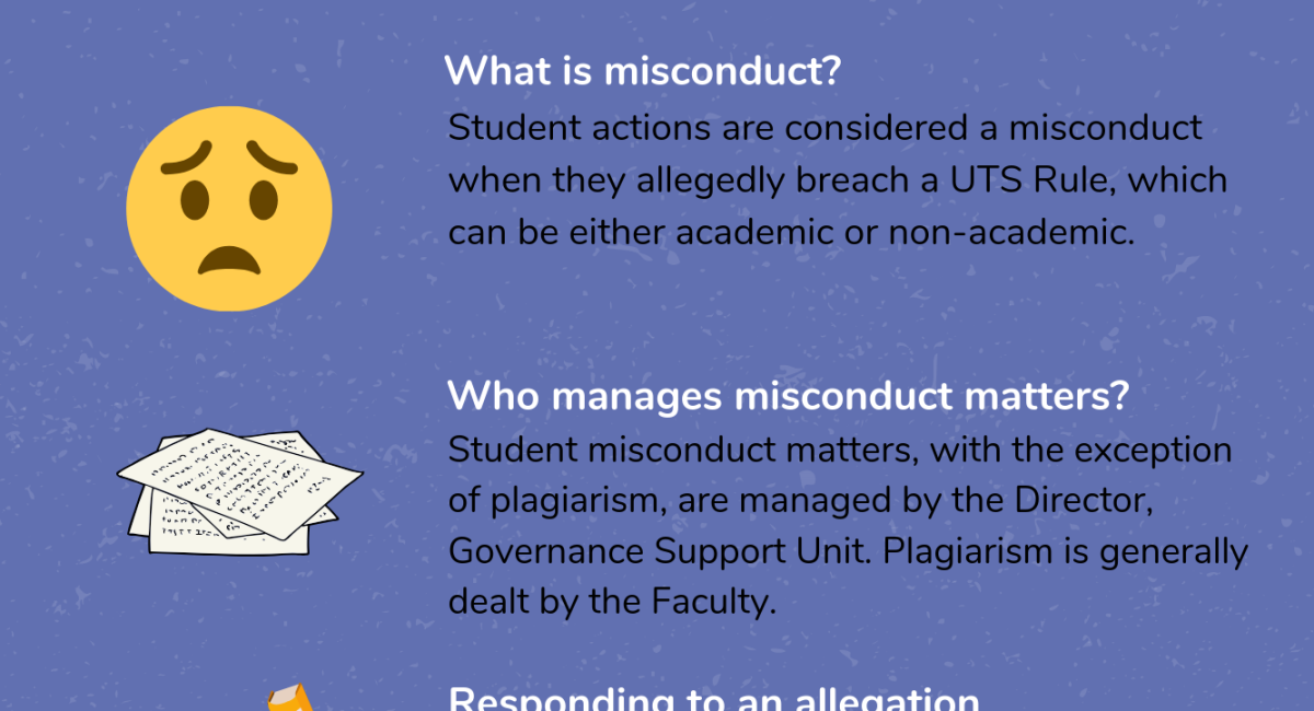 Received an allegation of misconduct? - UTS Students' Association